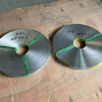 V-shape Stainless Steel Spool Metallic Strip For Industrial Standard ...