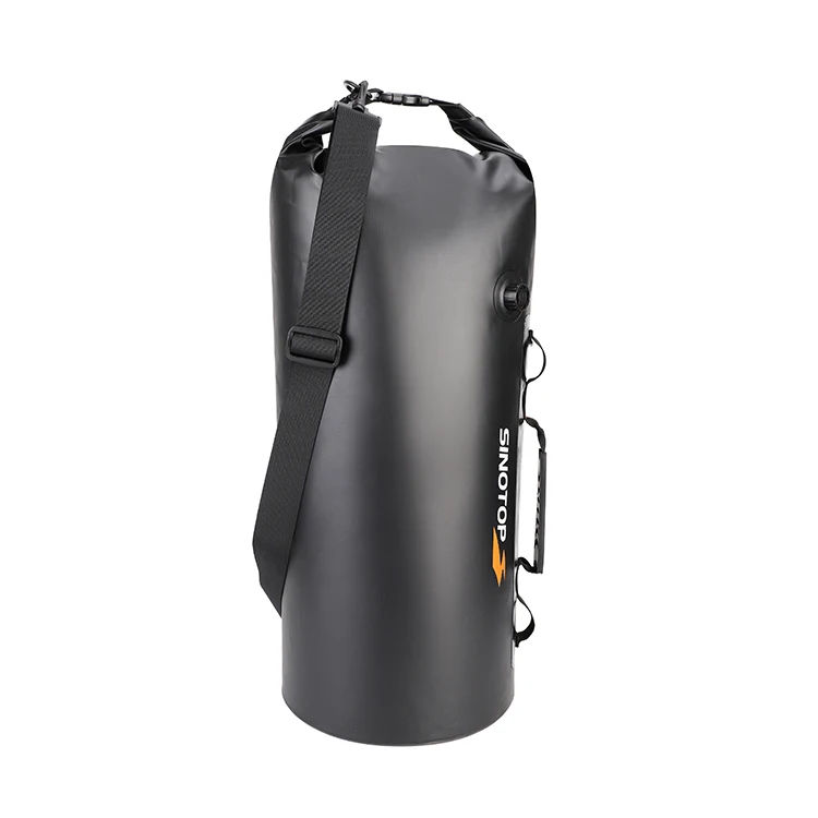 Sinotop 30l 70l Pvc Tarpaulin Waterproof Roll Top Motorcycle Rear Bag ...