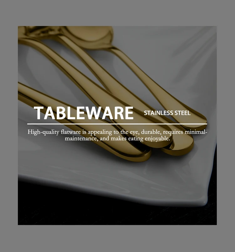 Wedding Black Silver Rose Gold And Gold Color Cutleries Brushed ...