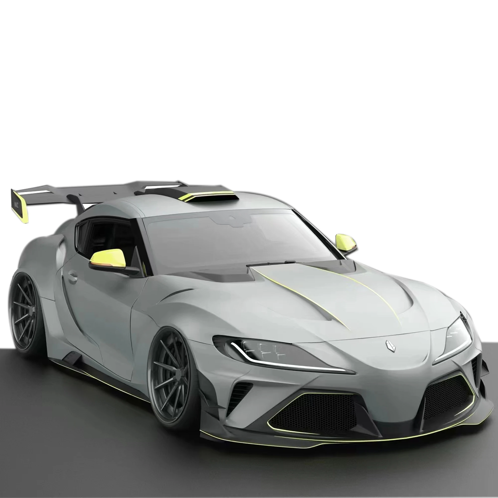 Robot style bodykit for Toyota supra A90 mk5 front bumper rear bumper ...