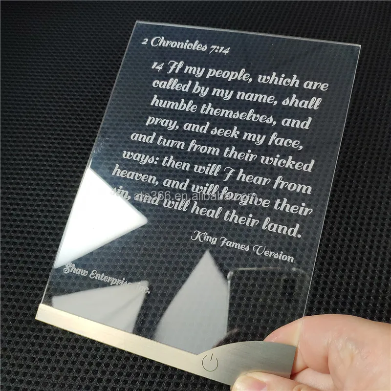 Luxury LED Wedding Invitations - Custom Design & Laser Cut