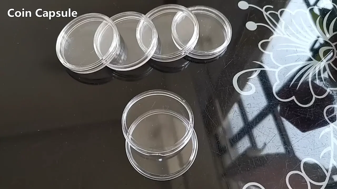 Clear Plastic Coin Capsule 21mm Coin Capsules Holder For Coin ...