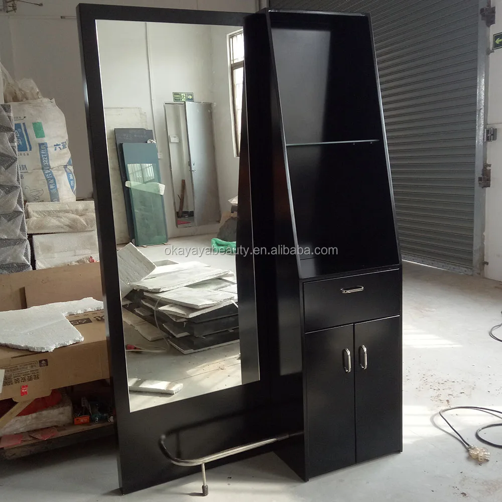 Wooden Barber Styling Stations - Durable Salon Funriture