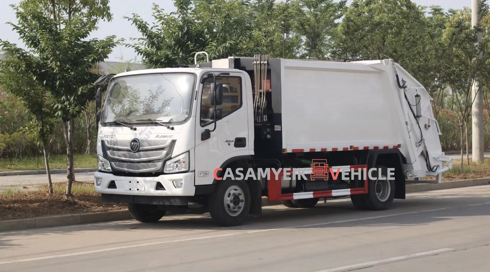 High Quality Foton 4x2 Compression Waste Garbage Collection Compactor ...