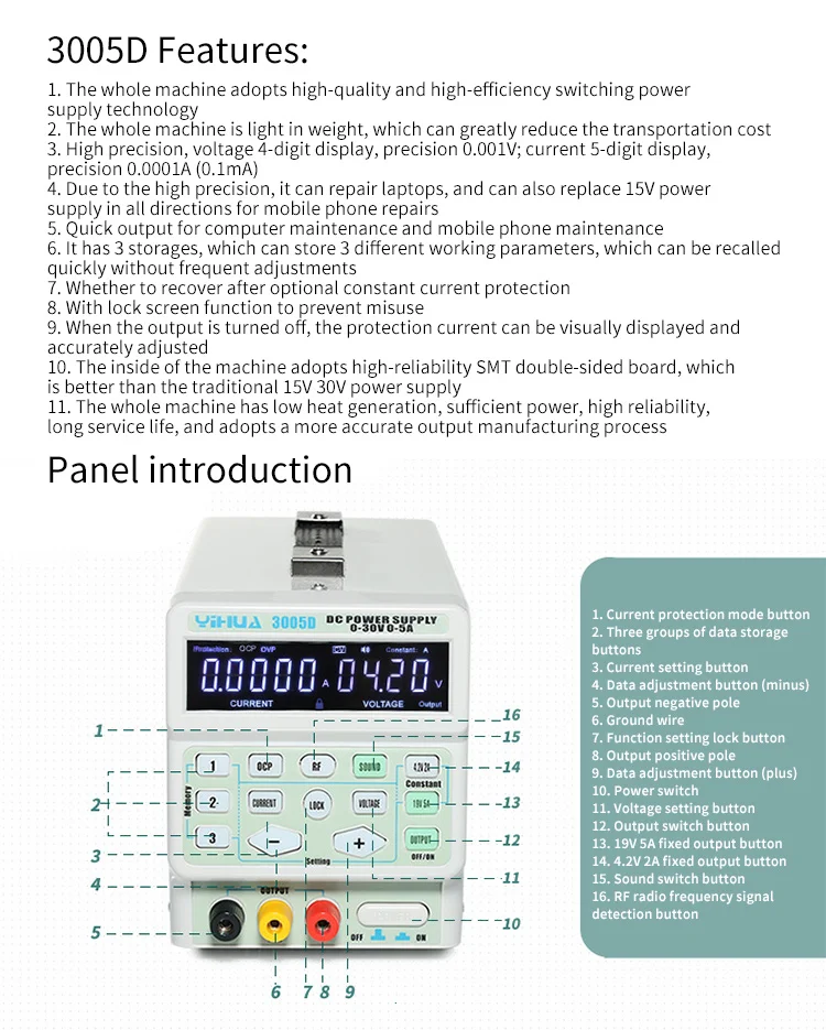 3005d Mobile Phone Lcd Intelligent Programmable Voltage Regulator ...
