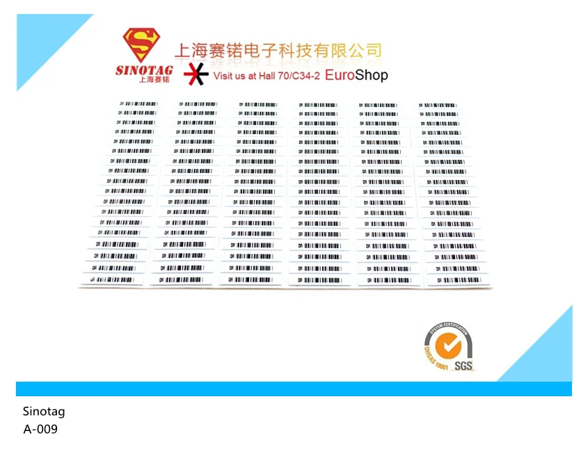 20250328 Supermarket DR Barcode Security Label for Retail Store A-009 ...