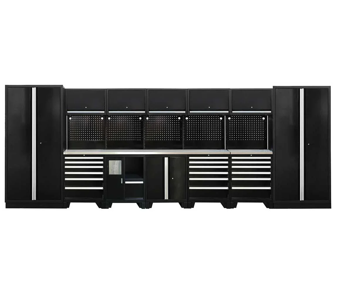 Heavy-Duty Steel Garage Storage Workbench Tool Cabinet Combination ...