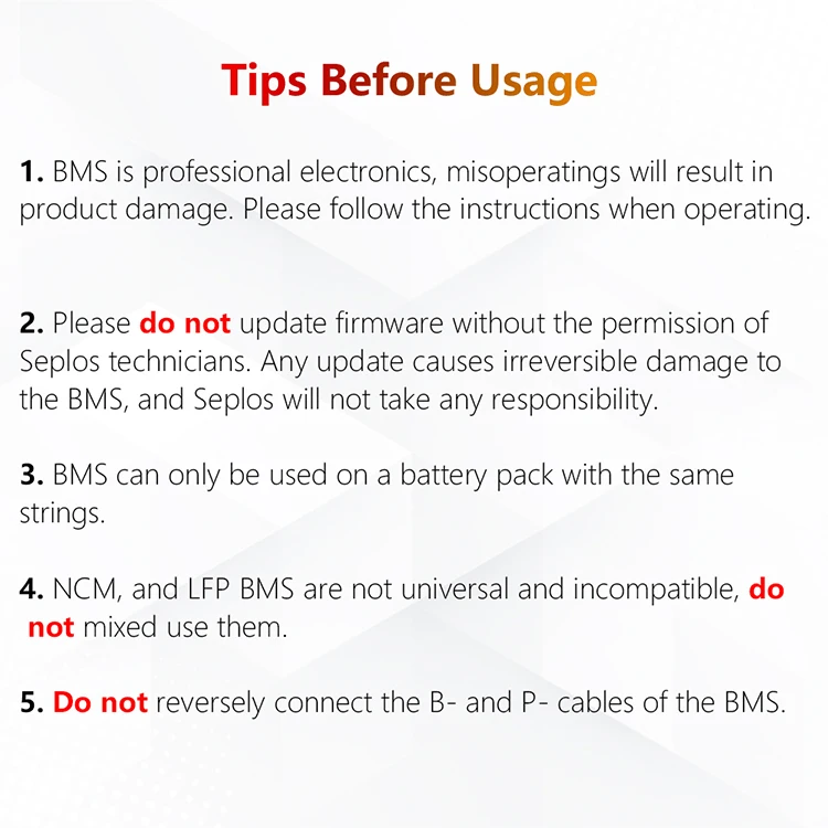 Seplos 3.0 Bms Seplos 48v 100a/150a /200a 7s/8s/13s/14s/15s/16s Can ...