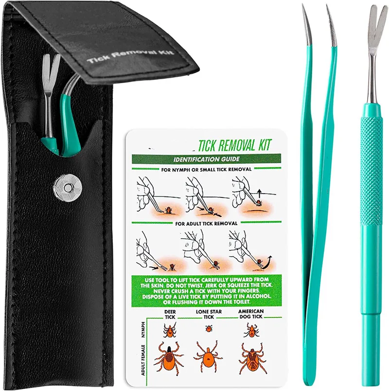 Tick Removal Tool Tick Tweezers, Stainless Steel Tick Remover, Tick ...