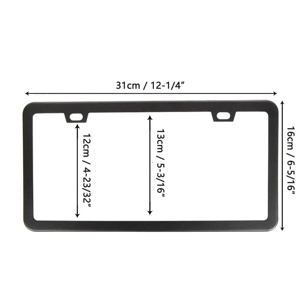 Wholesale Premium Matte Black License Plate Frames - Buy Premium Matte ...