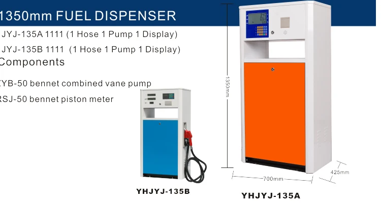 Customized Gas Station Gilbarco Fuel Dispenser with Emergency Stop