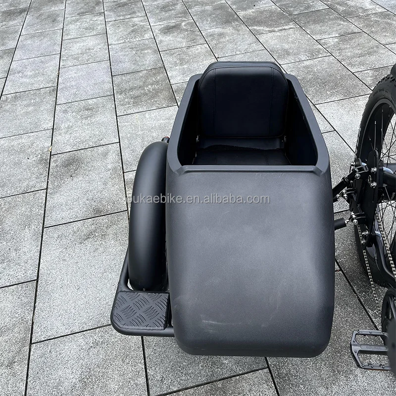 Safety 3 Wheel Fat Tire Delivery Trailer - 48V 750W E-bike