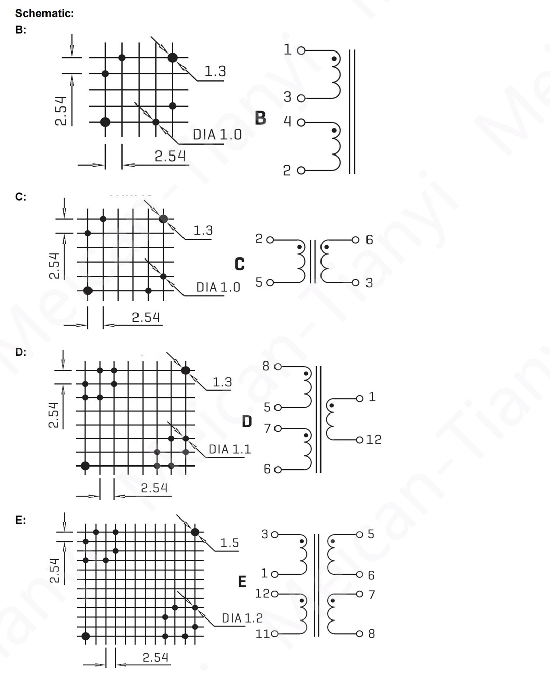 Rm5 Mini Audio Transformers Electric Power 24v Transformer 110 220 ...