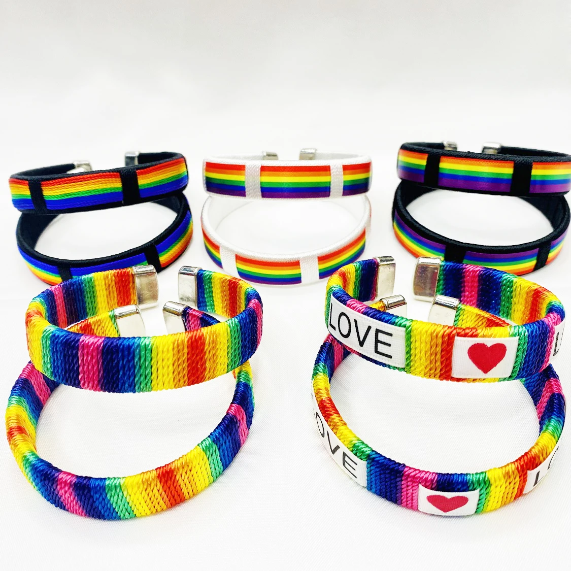 LGBTQ Accessories - Trendy Rainbow Bracelets for Pride