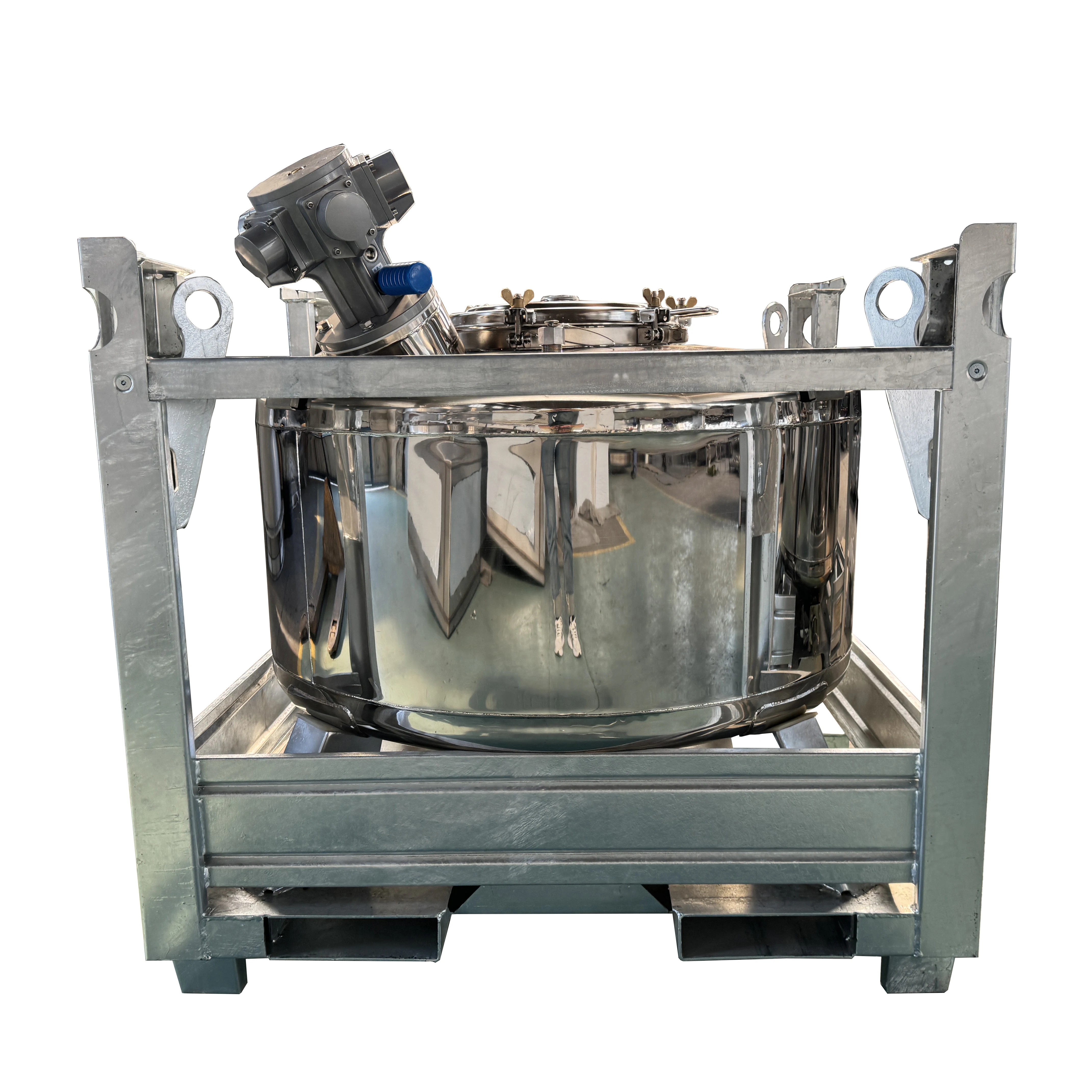 Stainless Steel Ibc Tank With Pneumatic Mixer - Buy Mixer Tank For ...