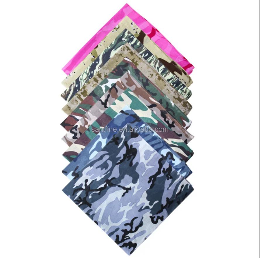 Customized 22" 100% Cotton Bandanas - Blank Dance Scarves OEM