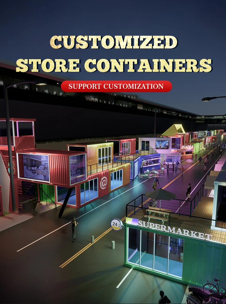 Customized Portable 20ft & 40ft Steel Container for Coffee Shop ...