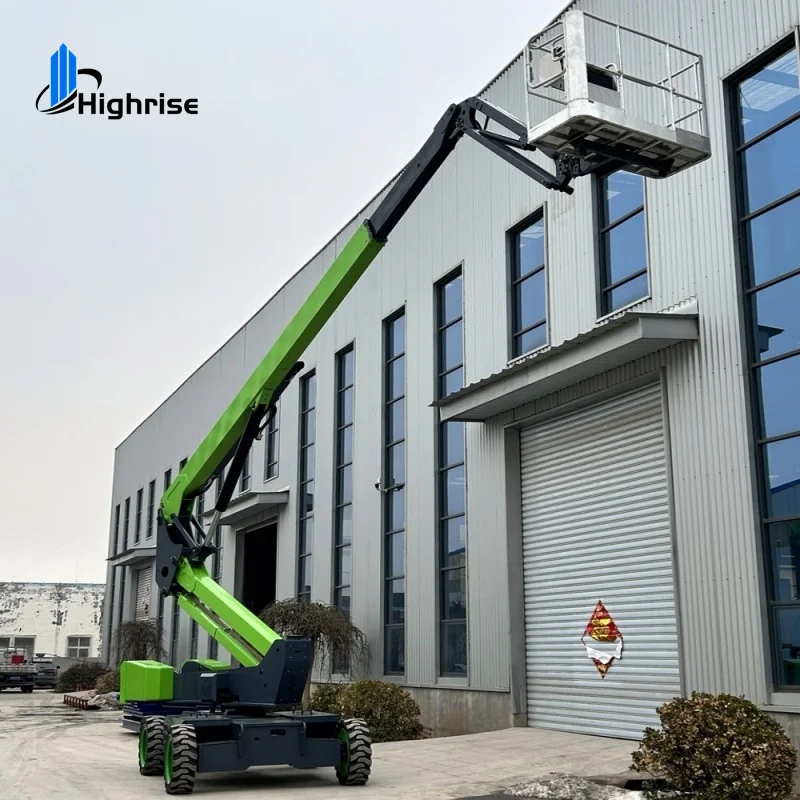 Telescopic Hydraulic Boom Lift - 200kg Capacity & 10m Height