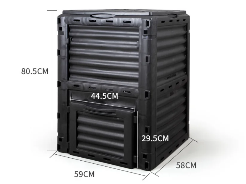 Wholesale 300l Durable Outdoor Plastic Garden Compost Bin Foldable ...