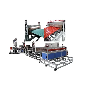 Asa Film+ Waste Recycle Pvc Plastic Roof Sheet Making Machinery Asa ...