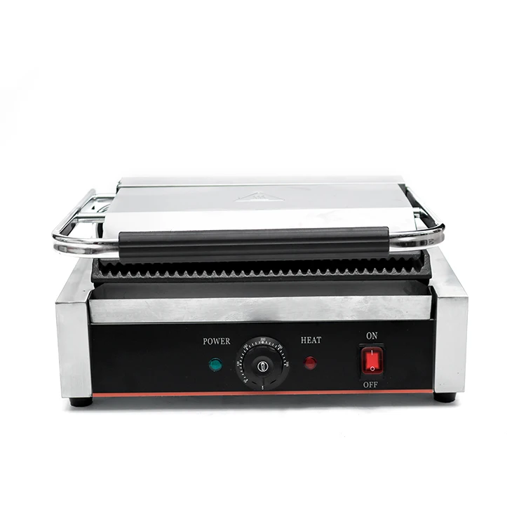 Single Double Plate Dismountable Oil Collector Pit Panini Grilling ...