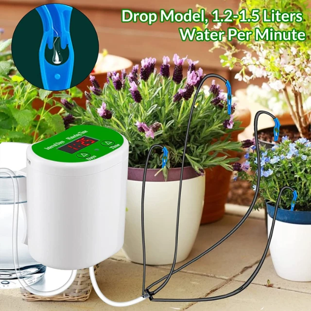 Automatic Watering System Plastic 12 Pcs Drip Irrigation Kit For Home