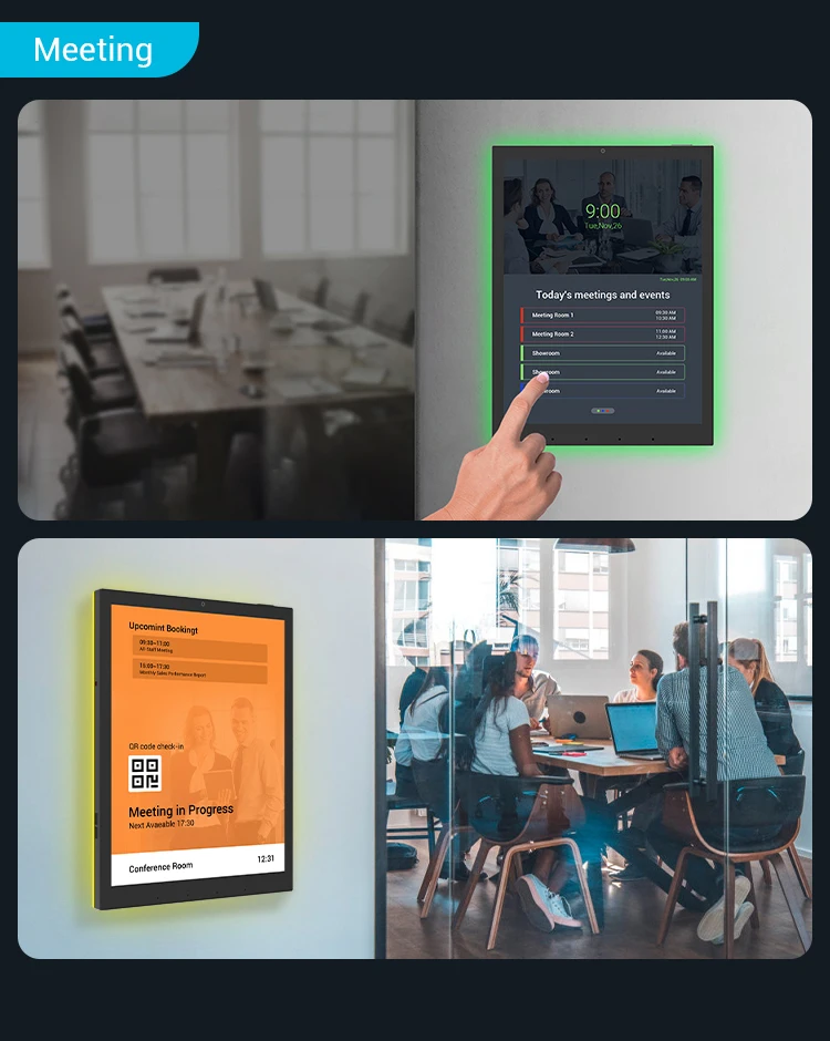 Wall Mount 10.1 Inch Smart Home Meeting Room Control Panel