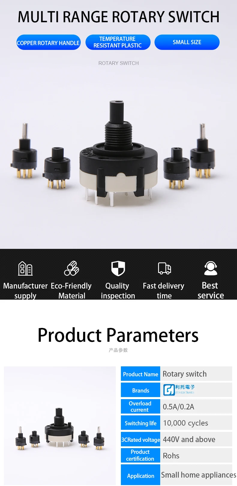 厂家供应高品质电动旋转开关风扇旋转开关多旋转开关 - Buy 风扇旋转开关,多个旋转开关,电动旋转开关 Product on Alibaba.com