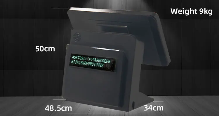 Plastic Shell 15 or 15.6 Inch Touch Screen POS System Cashier Machine ...