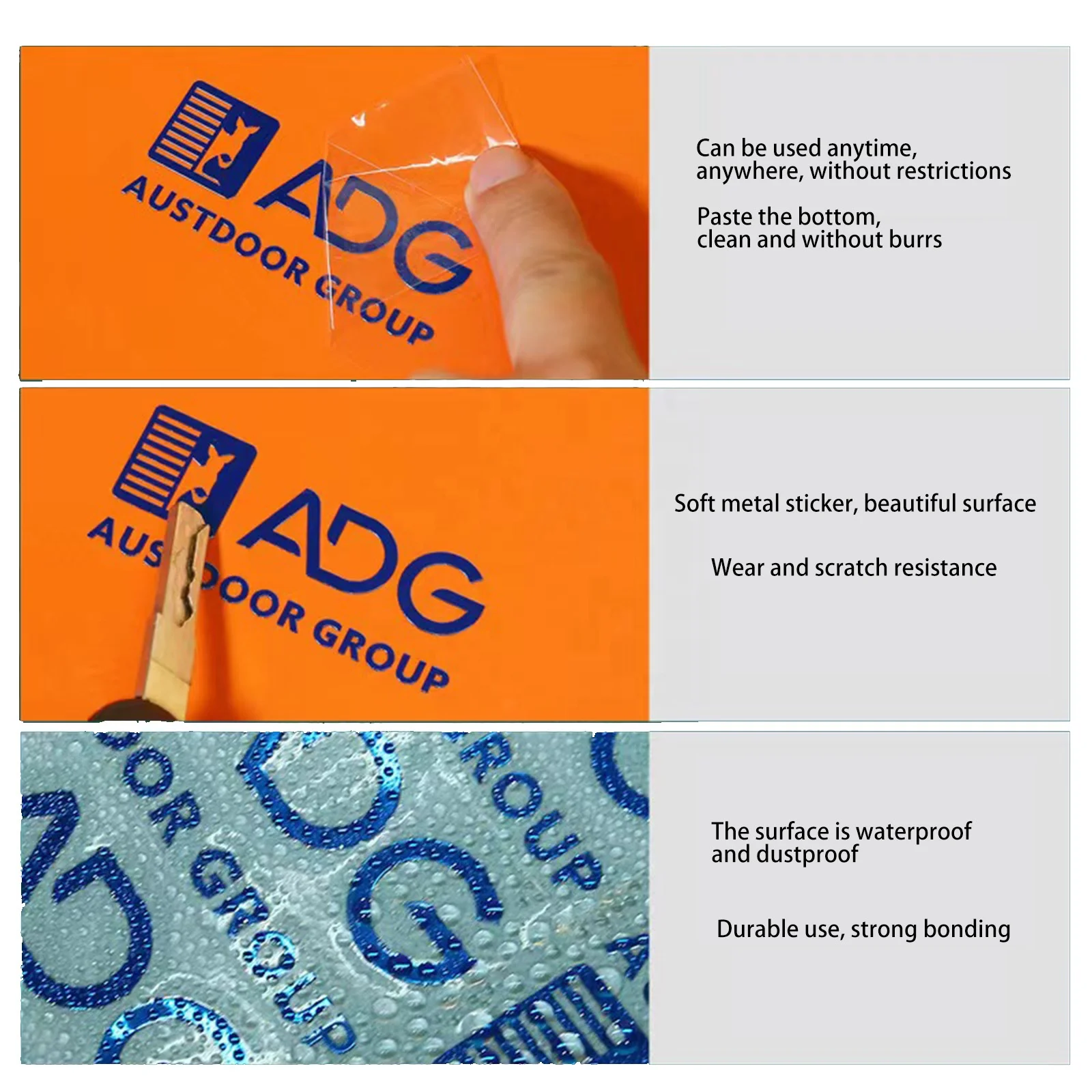 Waterproof 3d Printed Uv Transfer Labels Custom Dtf Logo Uv Vinyl ...