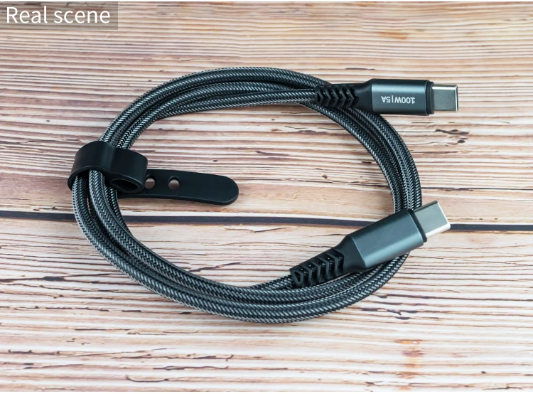 1m 2m Nylon Braided 100w Pd Usb Cable Type-c Cable For Samsung Mobile ...