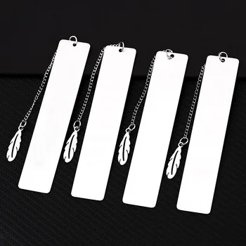 Renhui Sublimation Blanks 2x6 Blank Laser Custom Metal Bookmarks For ...