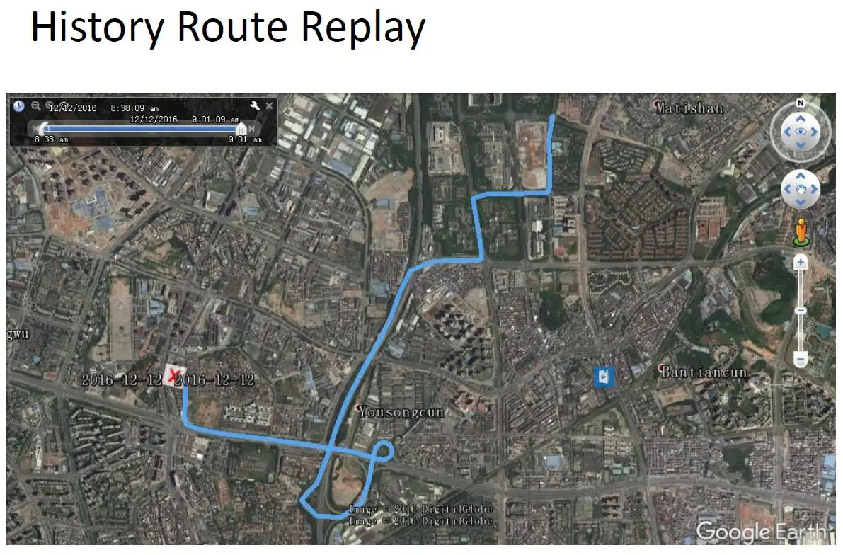 Small Mini GPS Tracker Data Logger for Travel & Pet Care