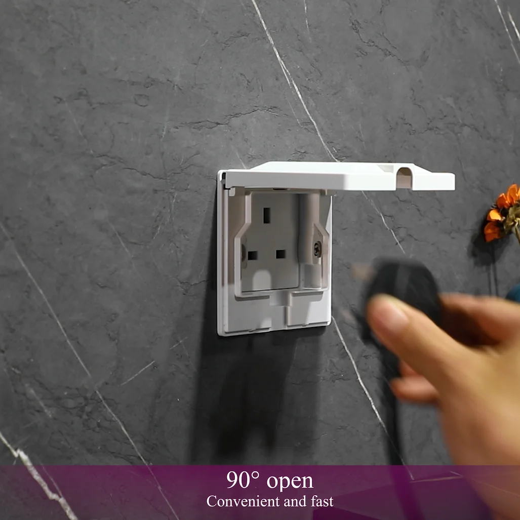 Fit On The Wall Electric Safe Household Switched Socket 13a 3 Pin ...