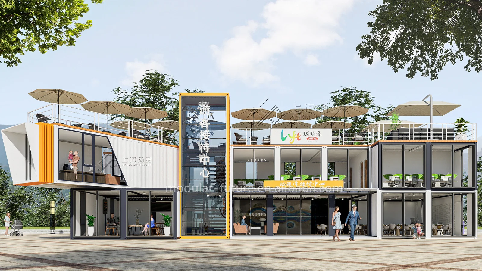 Modular Future Structure Industrial Warehouse Workshop Container ...