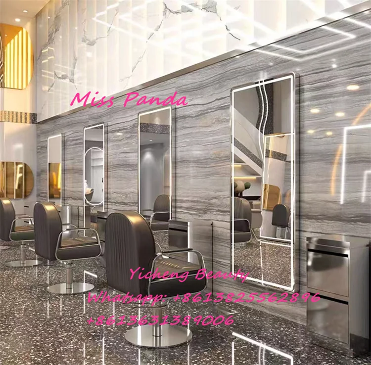 Yicheng Beauty Hot Wall LED Luxury Light LED Mirror Hair Beauty Salon ...