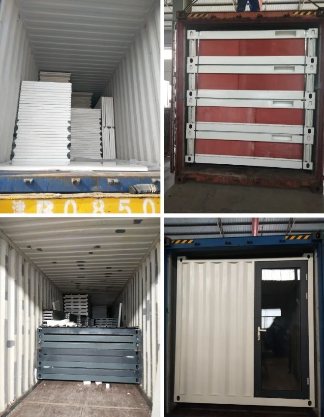 Prefabricated Shipping Container Frame House Prefab 20ft 40ft Steel ...