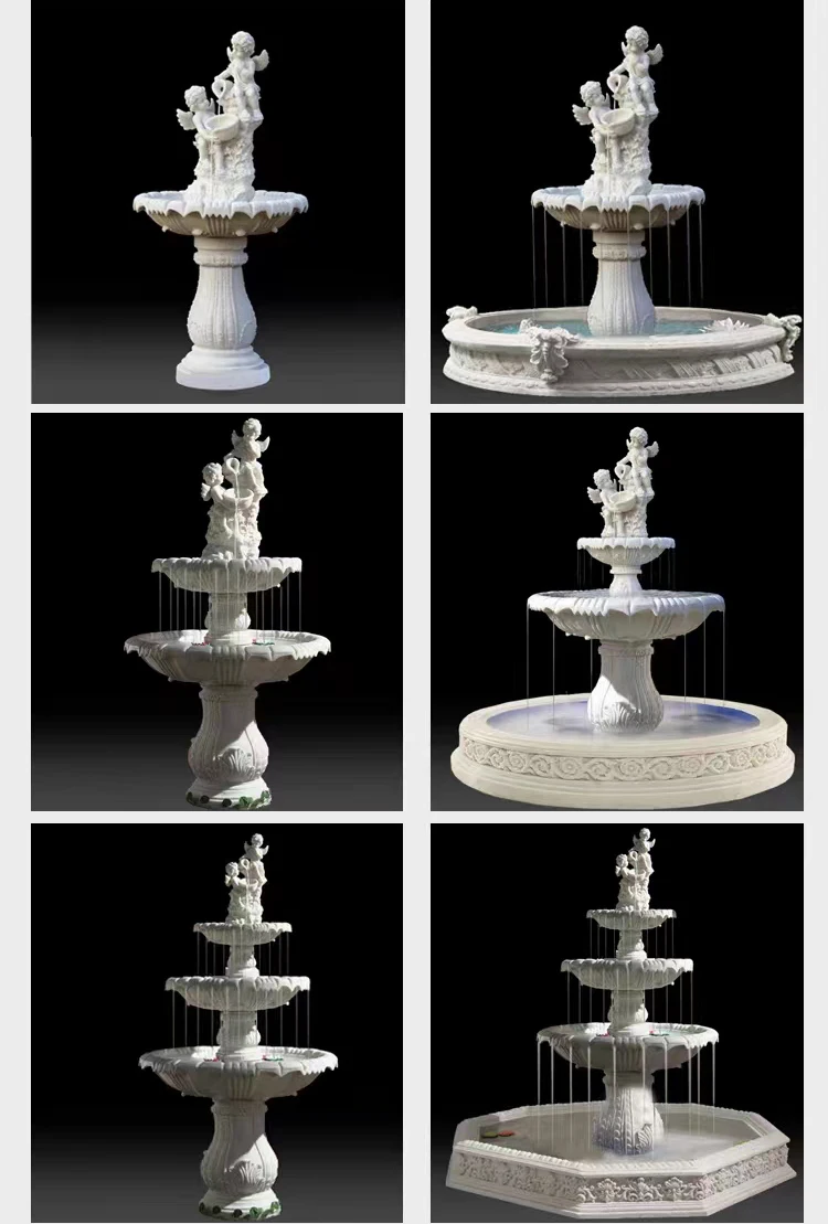Rising Custom Marble Stone Fountains - Durable & Artistic