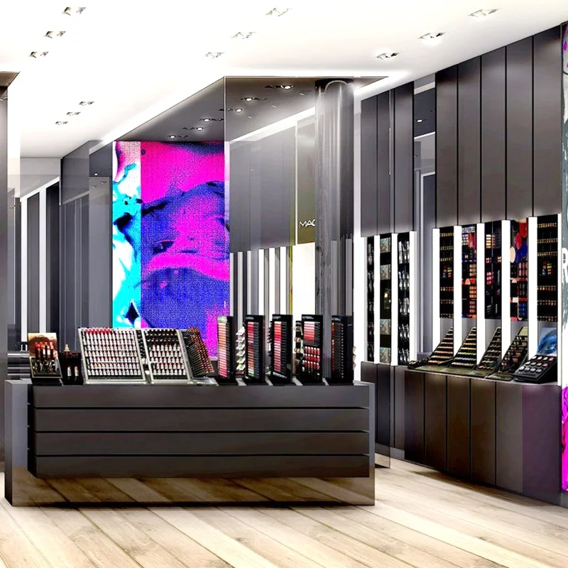 Customized Boutique Vitrine Perfume Showcase For Interior Design ...