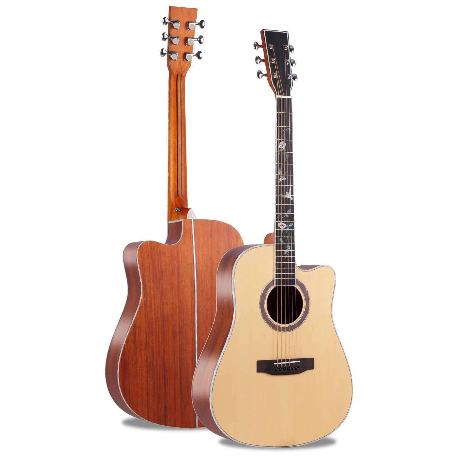 New Design zero String Guitar JF Barrel Shape 41inch Folk Guitar ...