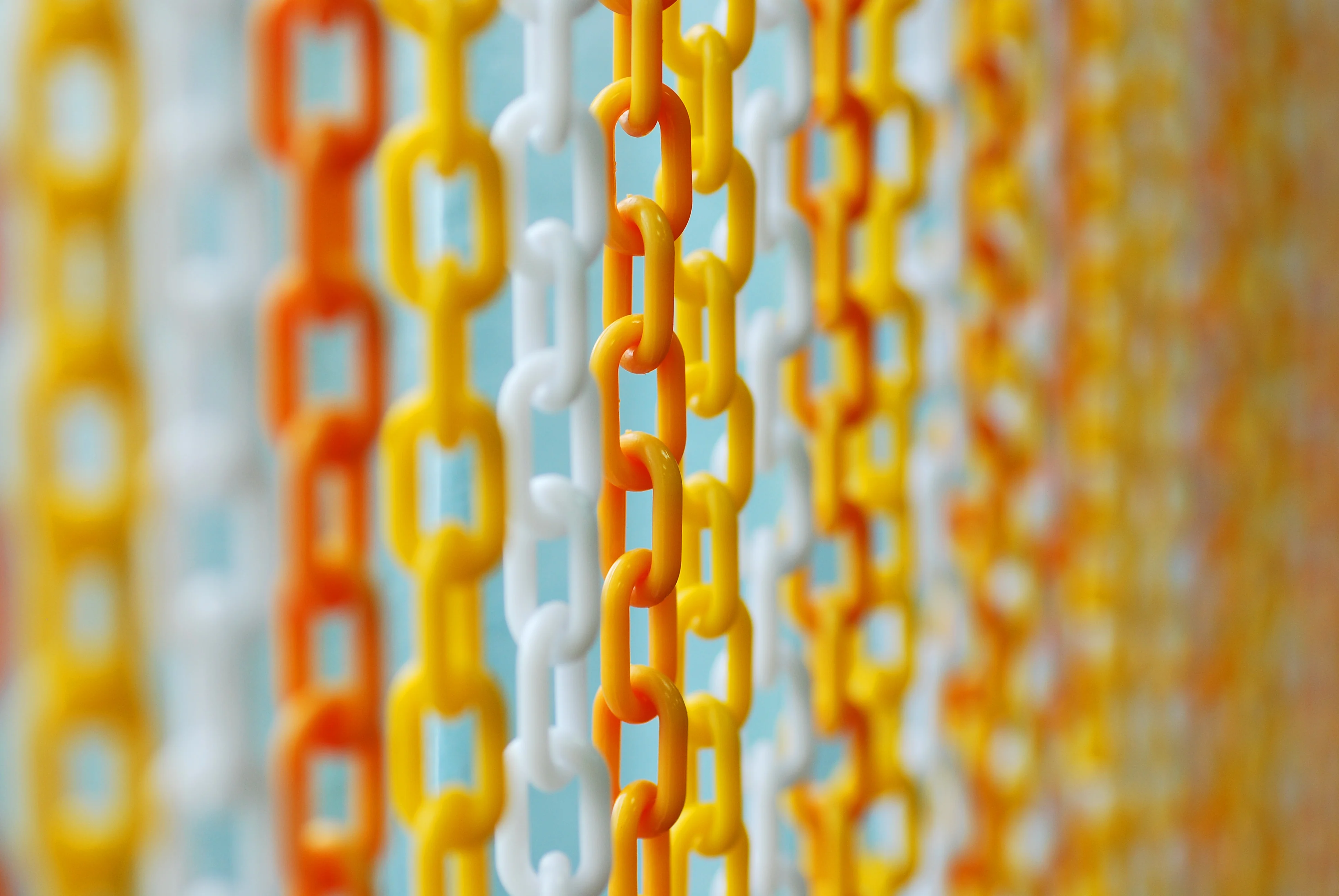 Plastic Chain 6mm20m Two Color Roller Colorful Plastic Link Chain - Buy ...