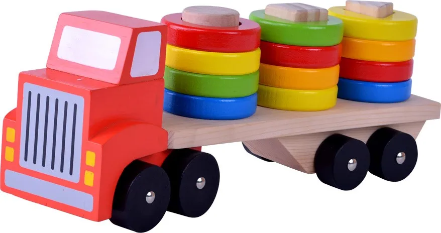 Educational Multi-functional Wooden Block Car Toy - Buy Wooden Block ...