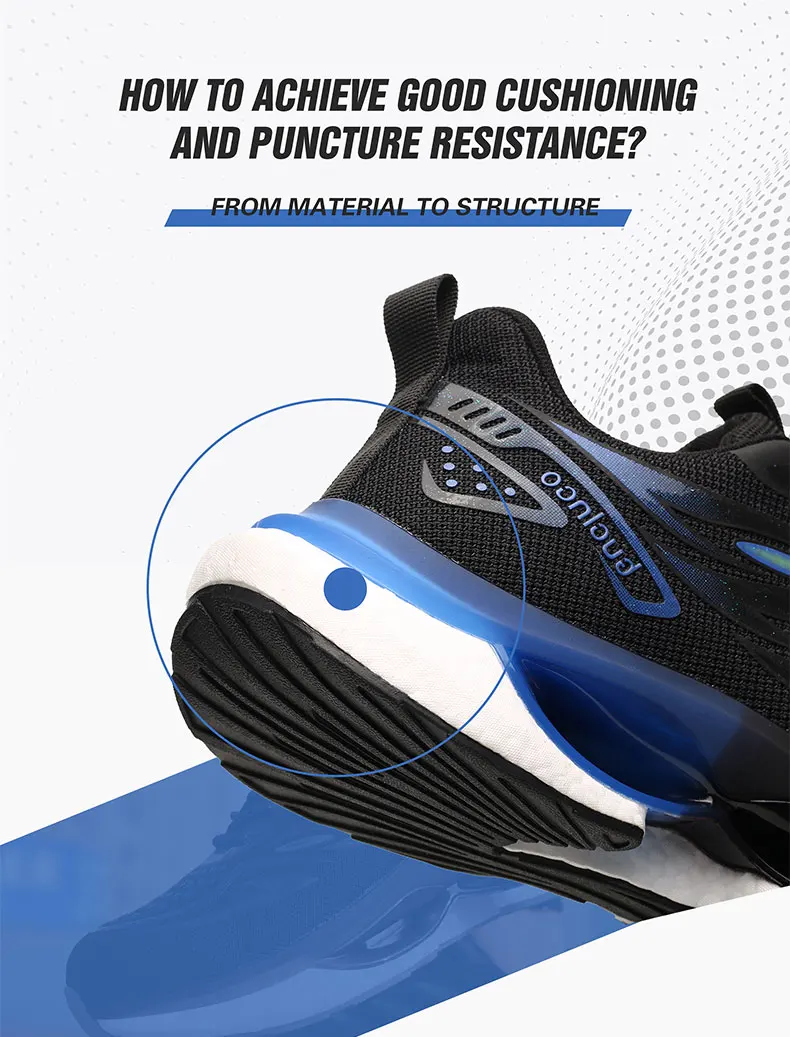 ZG 907 ETPU Shoes - Lightweight Steel Toe Safety Men's ETPU Outsole