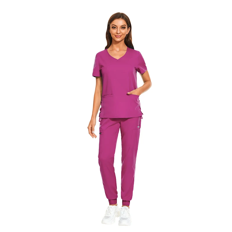 Niaahinn Scrub Suits Stretch Breathable Female Sets Jogger Nursing ...