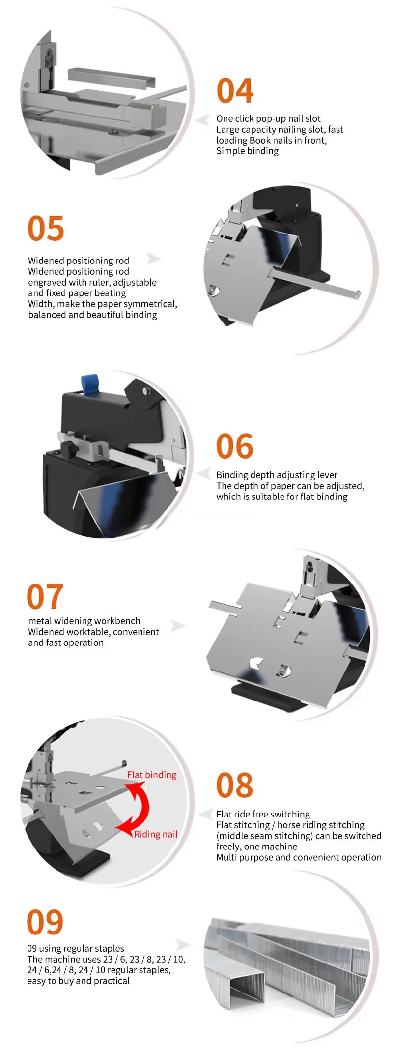 Manual A3 Heavy Duty Stapler Machine Office Stitching Stapler Manual ...