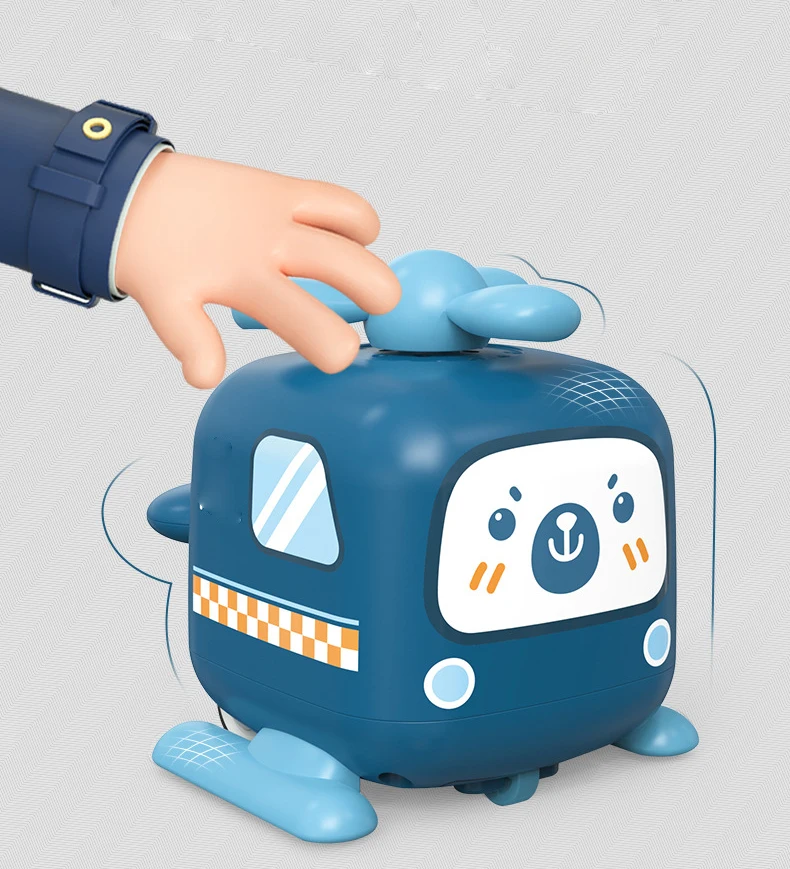 Cartoon Rotation Sliding Car Friction Mini Plane Toys Kids Car Toys For ...