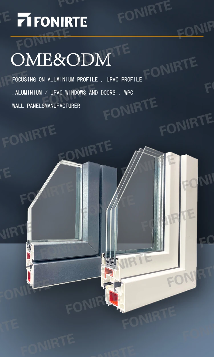 Iso Standard Upvc Windows And Doors Plastic Windows And Doors Frame Pvc ...