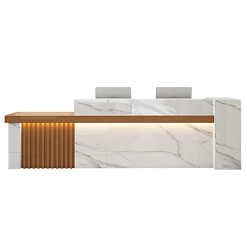 Modern Luxury Office Reception Table Design Hotel Furniture Set Office ...