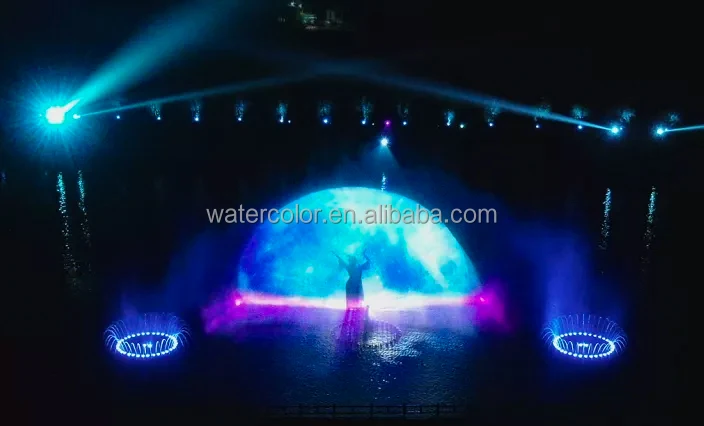 3d Hologram Show Water Screens Projection Mapping Fountain Equipment ...