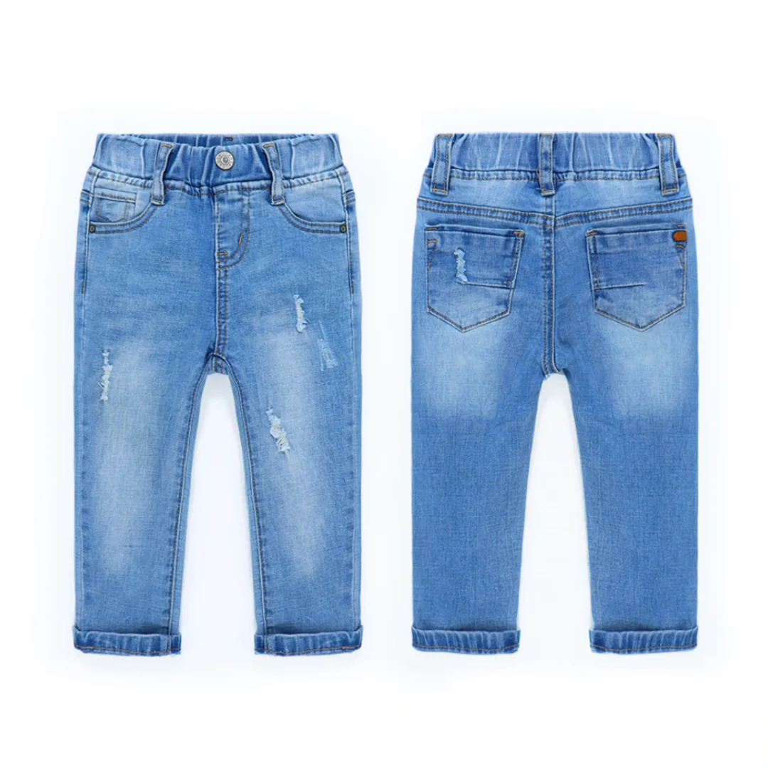 Stock Popular Style Babies Jeans Washed Casual Jeans Boys Children ...